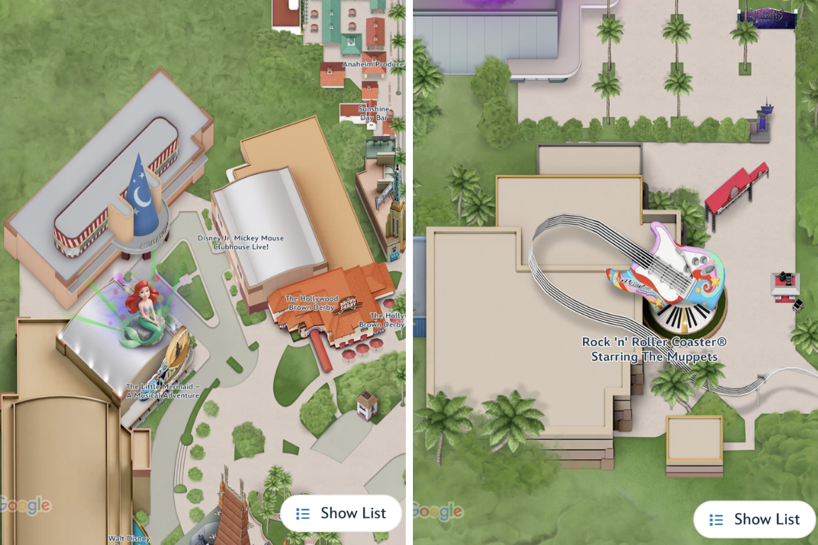 Disney's Hollywood Studios Digital Map Updated with Muppets Rock 'N ...