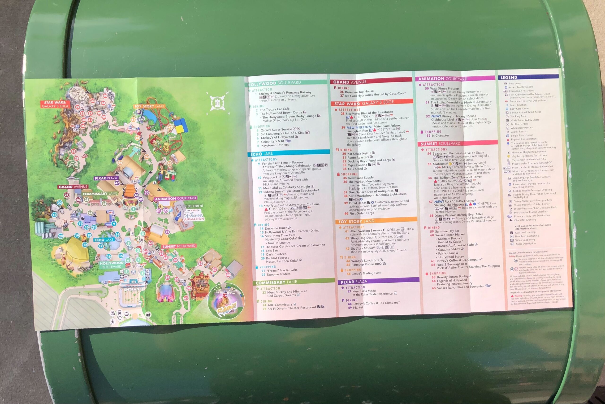 PHOTOS: Disney's Hollywood Studios Map Updated with Muppets Rock 'N ...