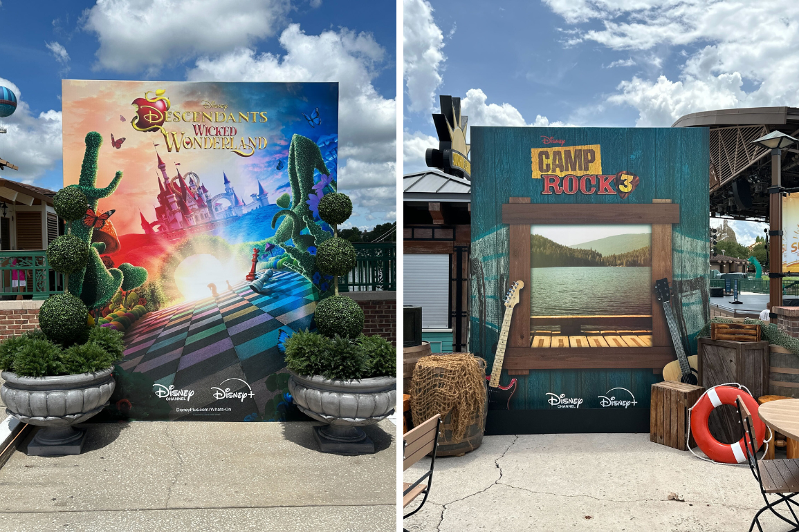 'Descendants: Wicked Wonderland' and 'Camp Rock 3' Photo Ops Installed ...