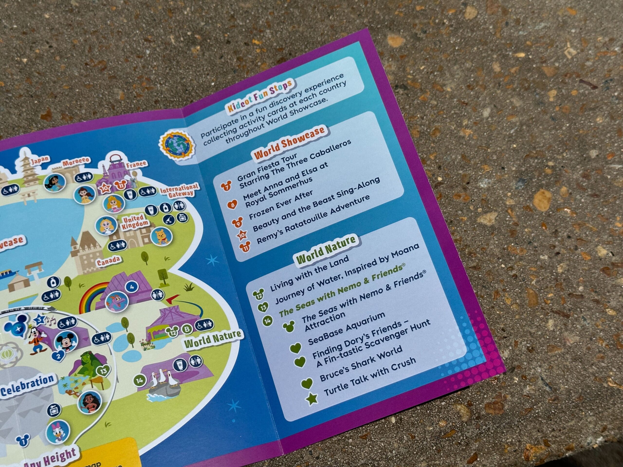 2026 Cool Kids' Summer Guidemap Debuts at EPCOT - WDW News Today