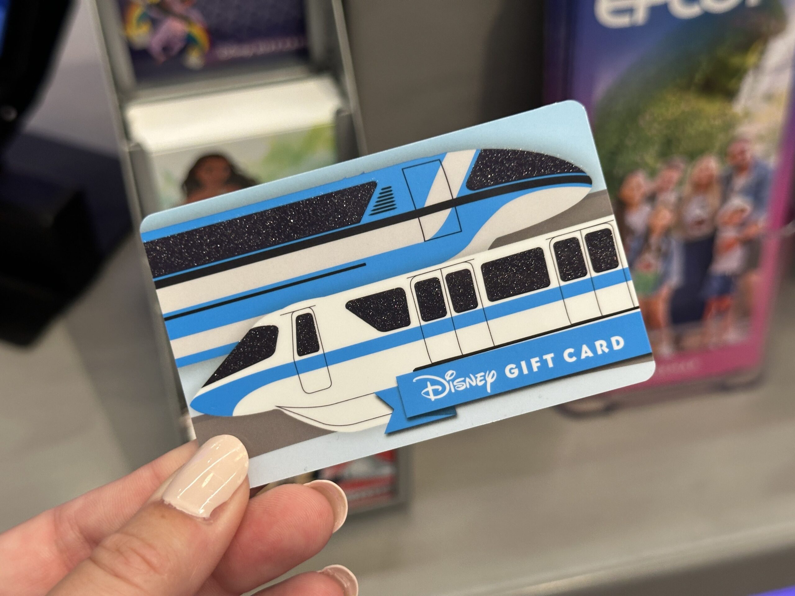 Sparkly Monorail Gift Card Design Arrives at Walt Disney World - WDW ...