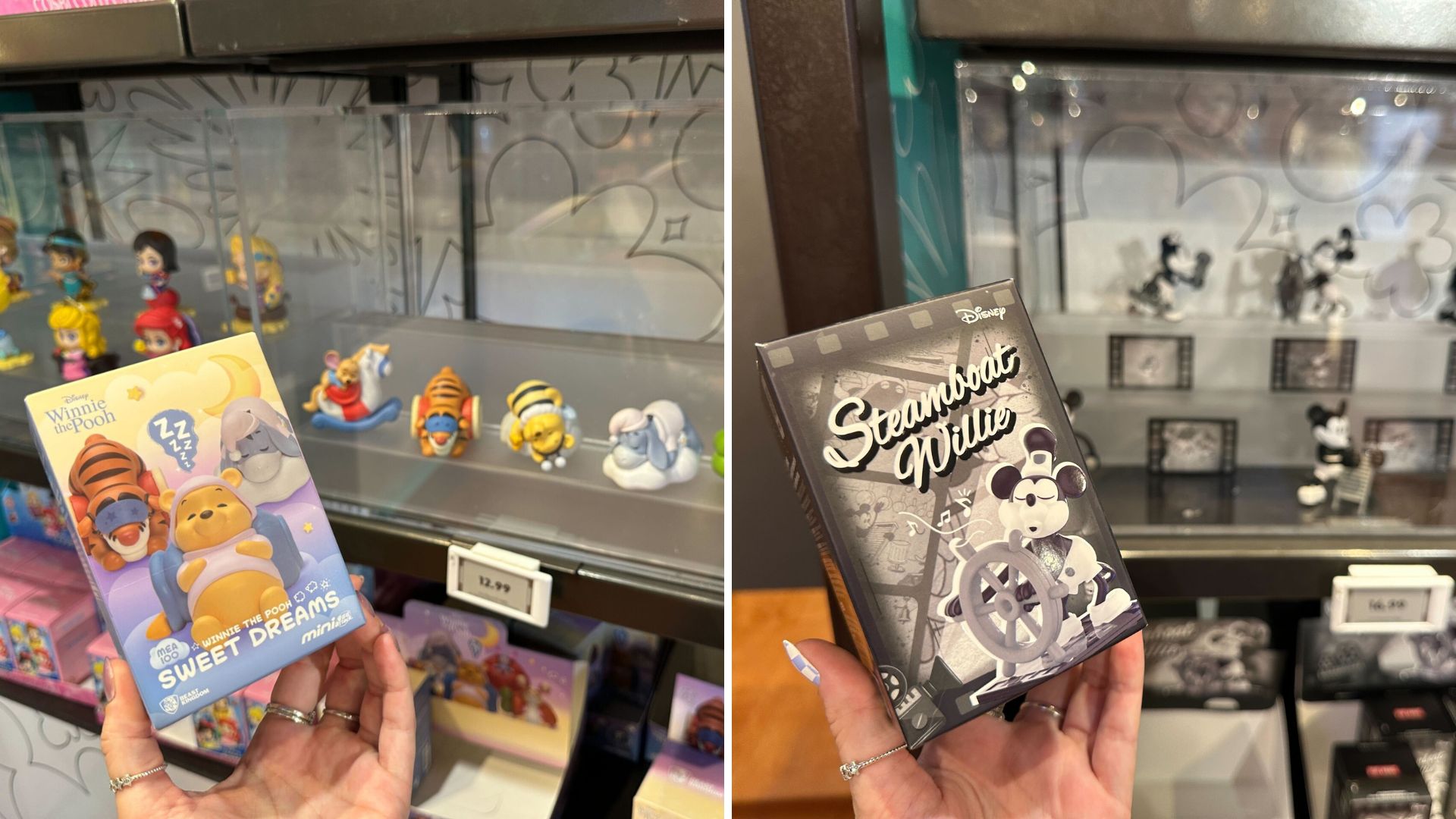 Sleepy Winnie the Pooh & 'Steamboat Willie' Mickey Mystery Figures at ...