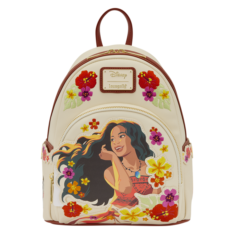 Moana Live Action Floral Loungefly Mini Backpack & Wallet Now Available ...