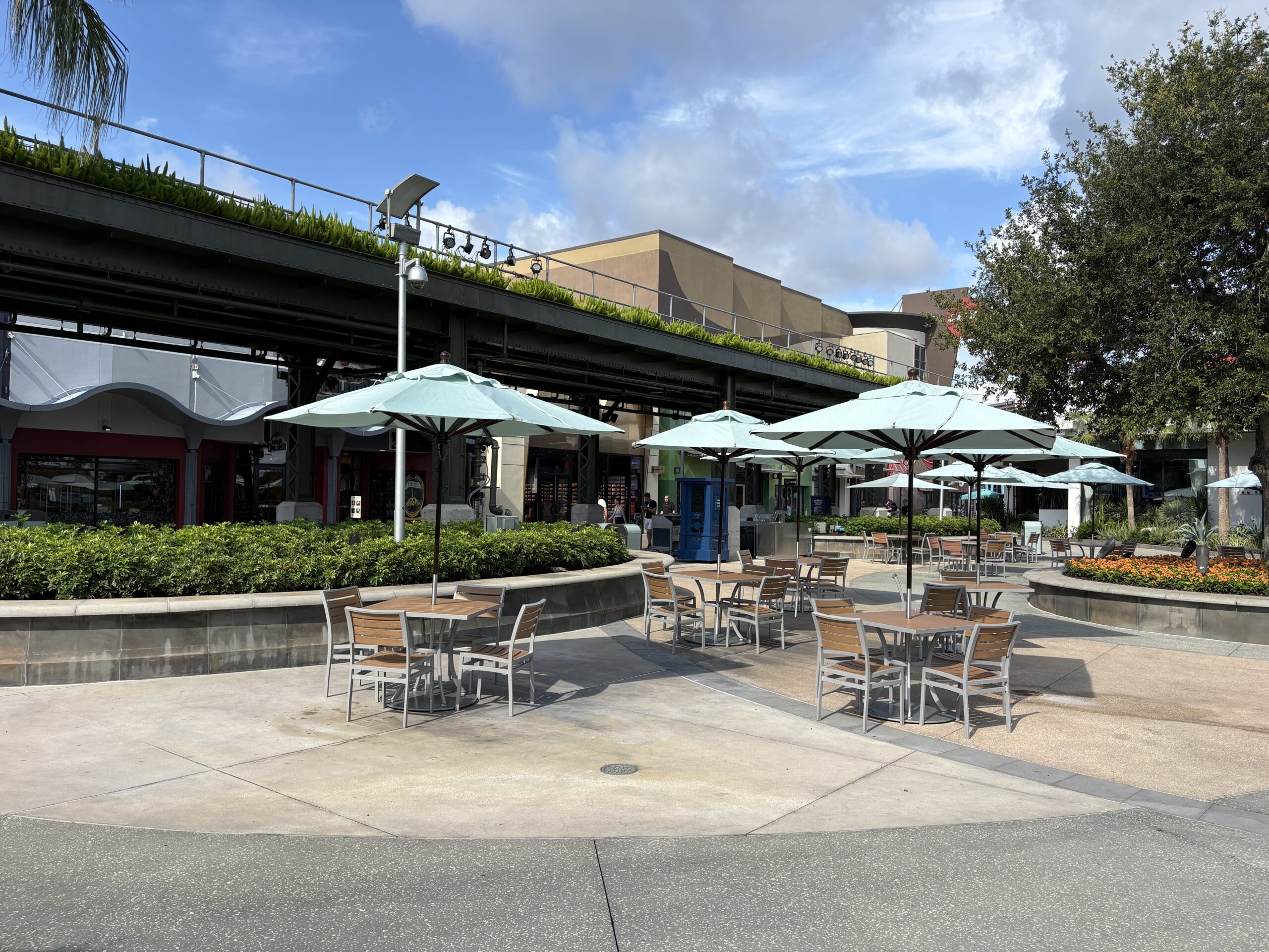 Shaded Tables and Seating Added to Former Disney Springs Food Truck ...