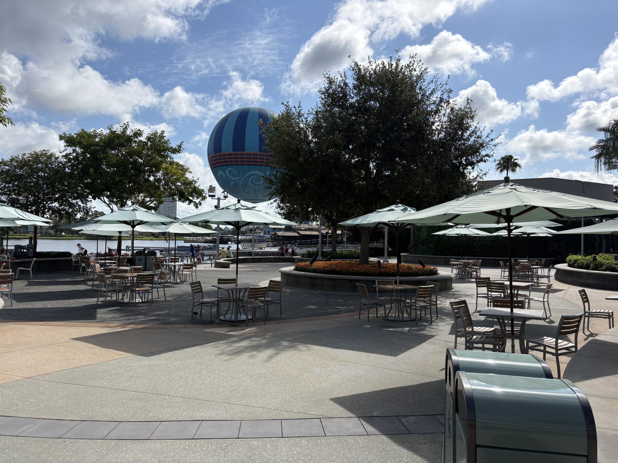 Shaded Tables and Seating Added to Former Disney Springs Food Truck ...