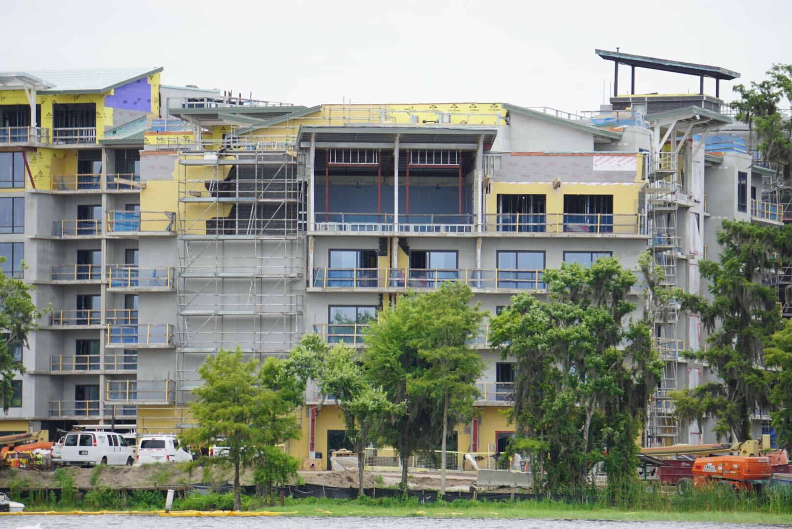 Disney Lakeshore Lodge Construction Progresses Across Waterfront ...