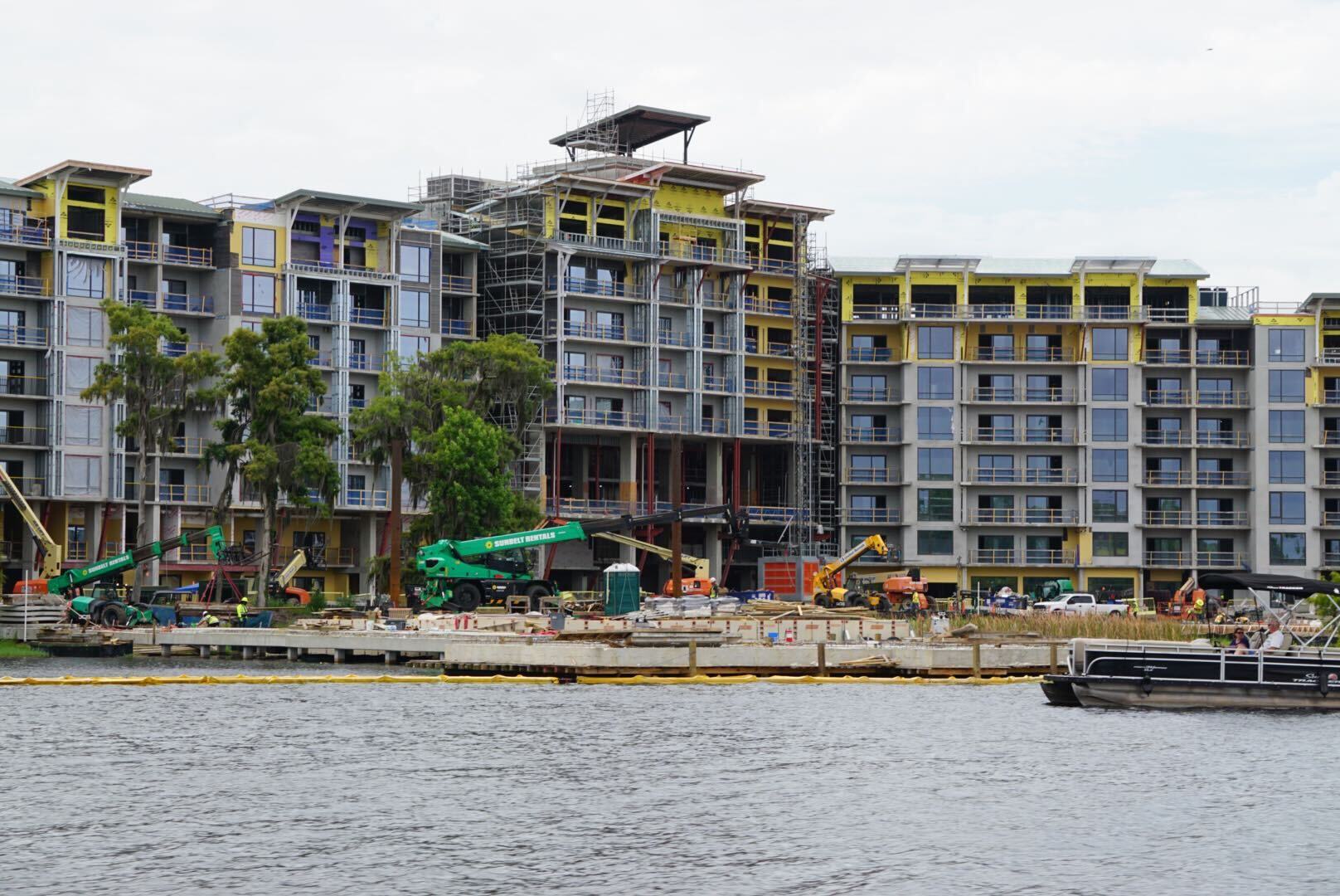 Disney Lakeshore Lodge Construction Progresses Across Waterfront ...