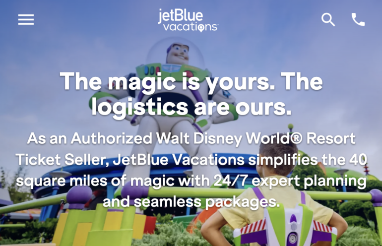 JetBlue Vacations Now Offering Walt Disney World Vacation Packages ...