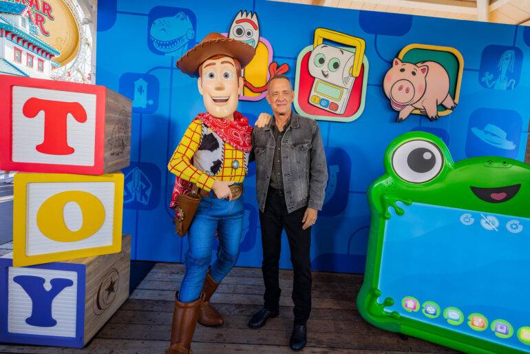 PHOTOS: Tom Hanks & Conan O’Brien From 'Toy Story 5' Visit Disneyland ...