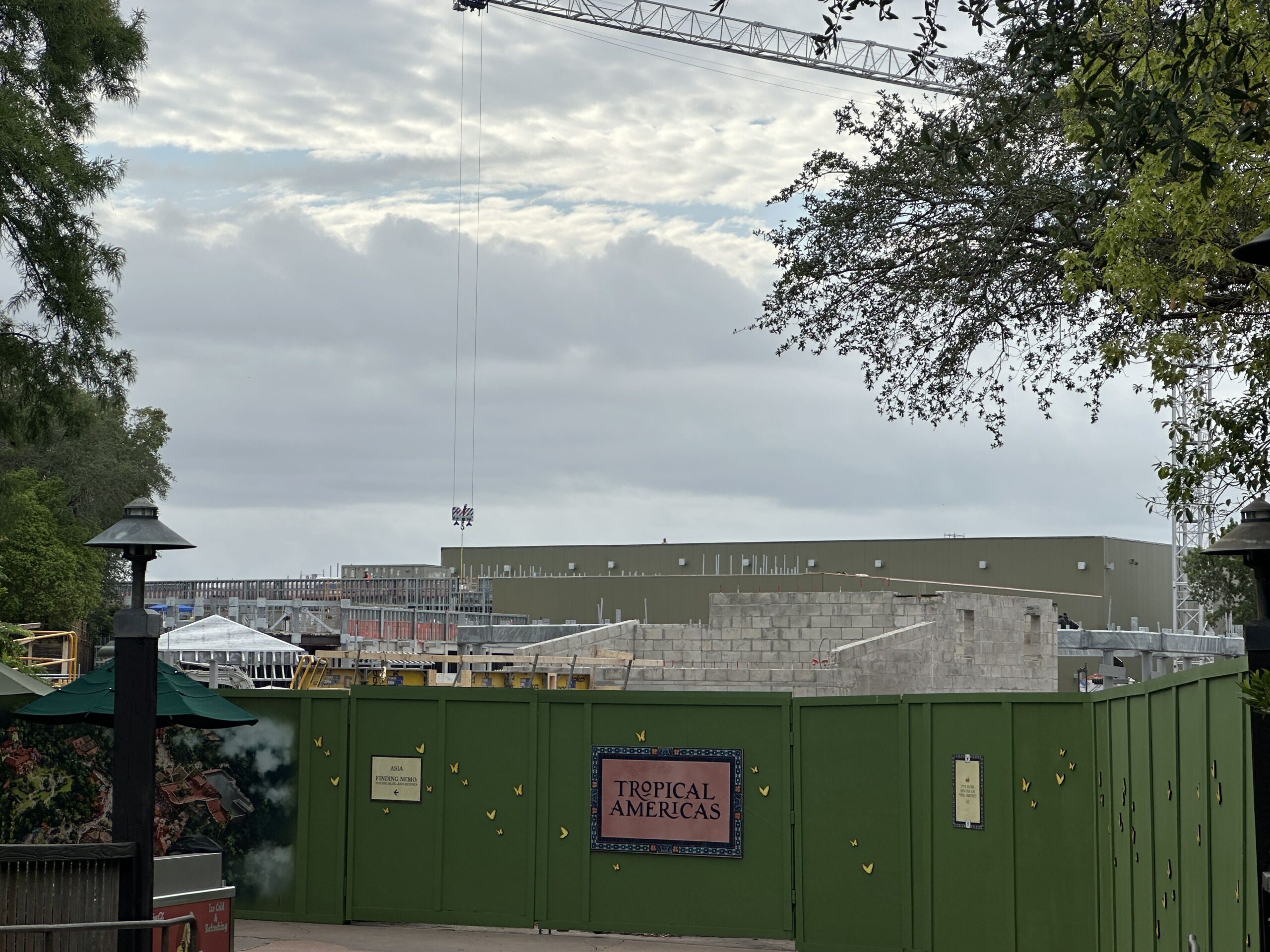 New Concrete Forms Appear During Tropical Americas Construction at ...