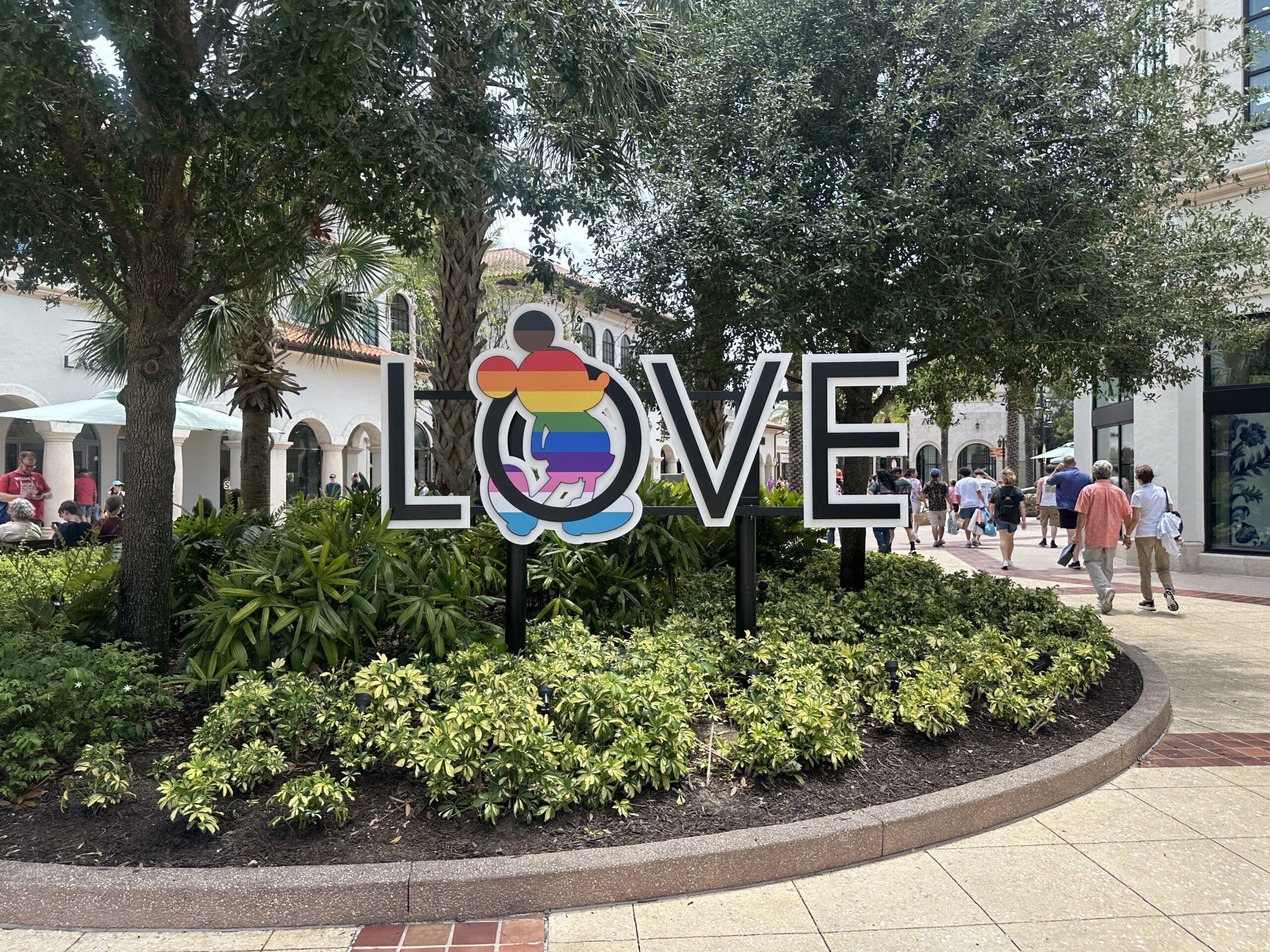 Pride Month 'Love' Photo Op Returns to Disney Springs - WDW News Today