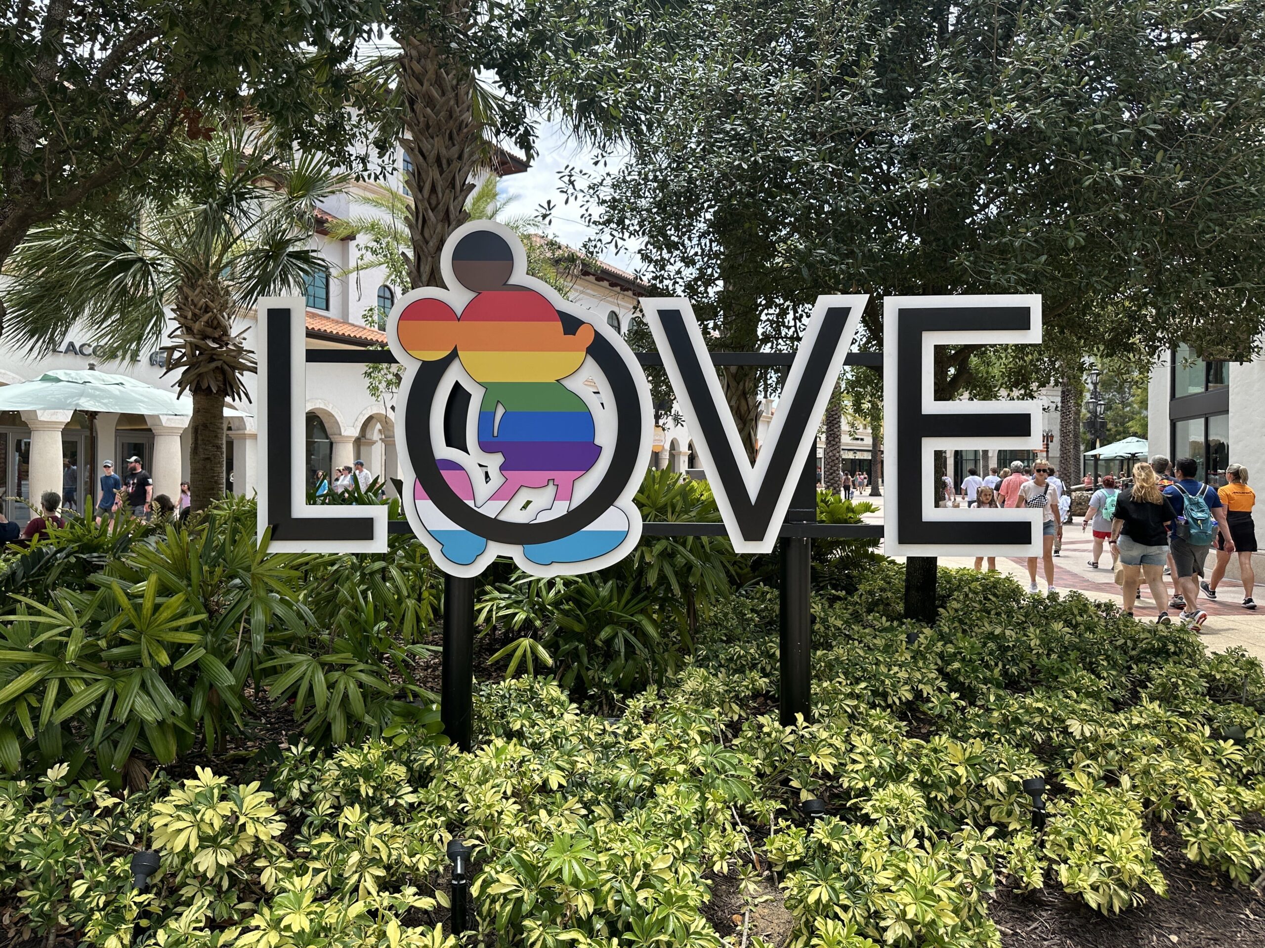 Pride Month 'Love' Photo Op Returns to Disney Springs - WDW News Today