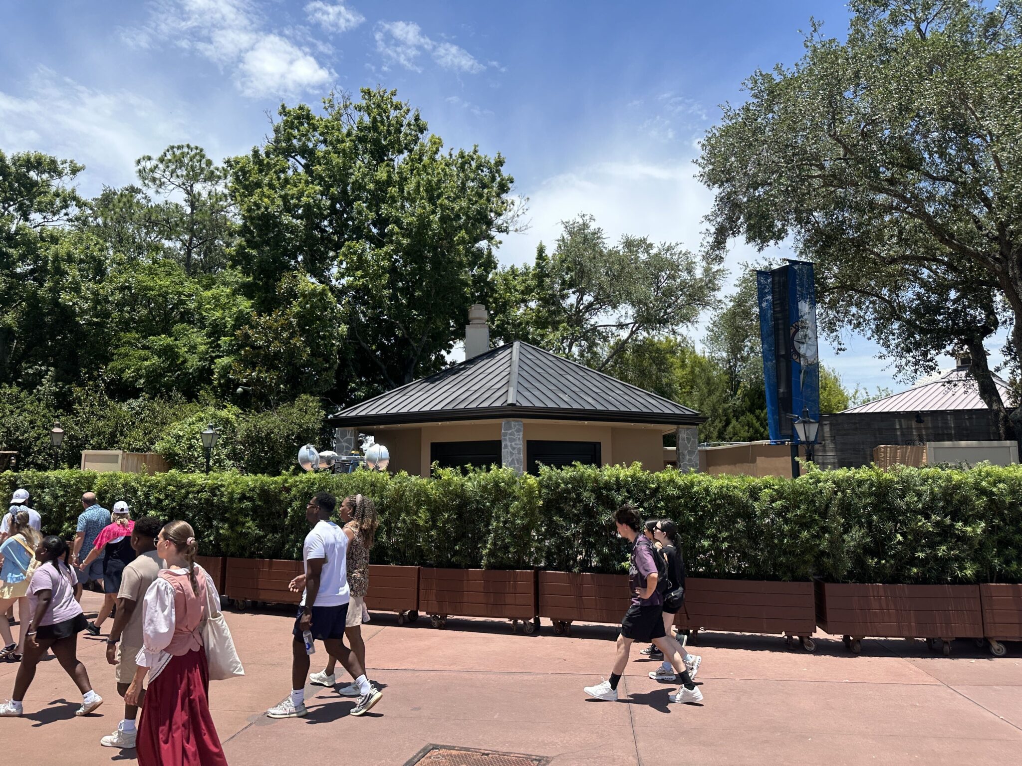 Construction Walls Come Down at La Poutinerie in EPCOT - Disney by Mark