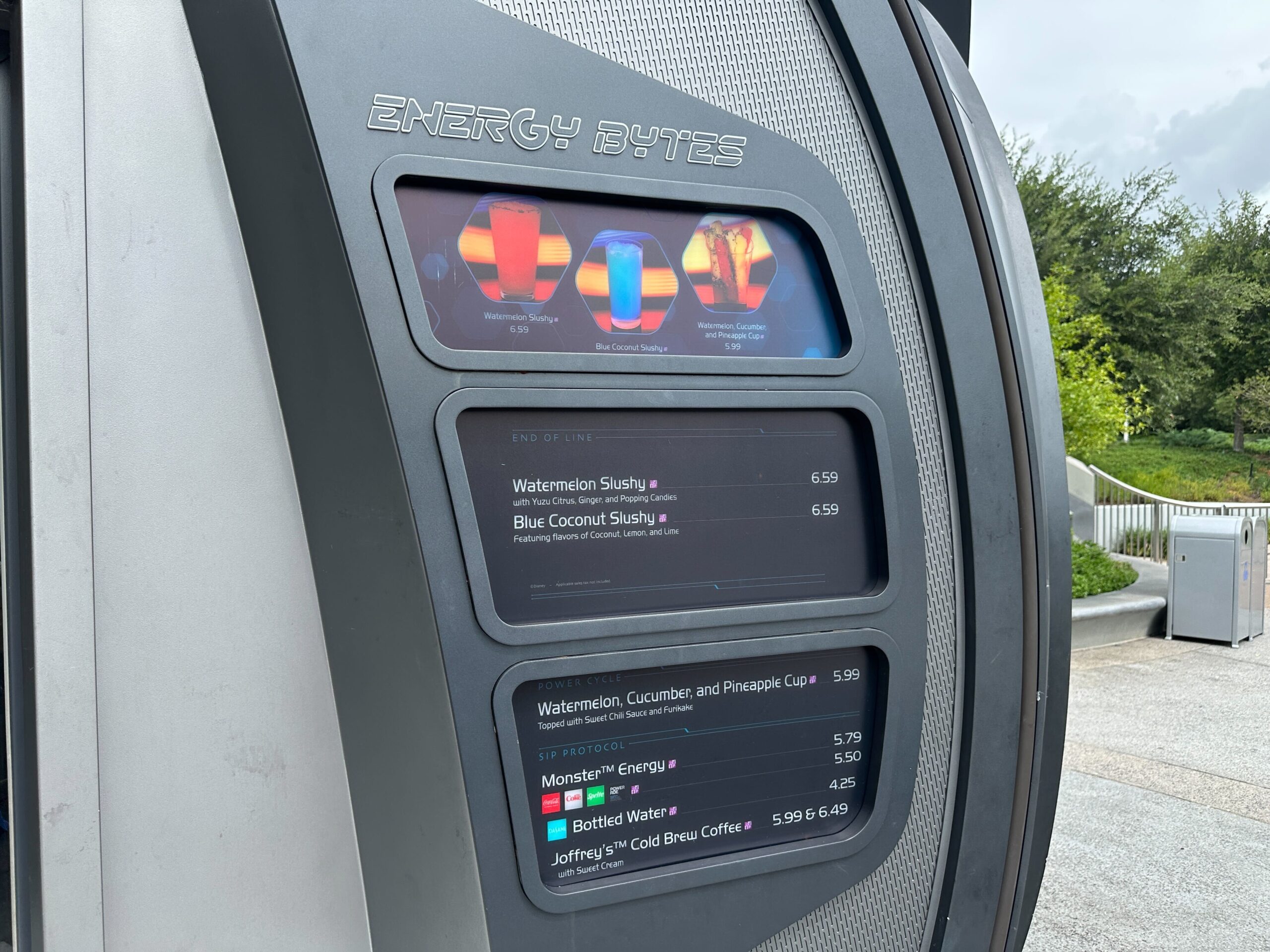 Disney Removes Food & Beverage Items From TRON Snack Kiosk at Magic ...