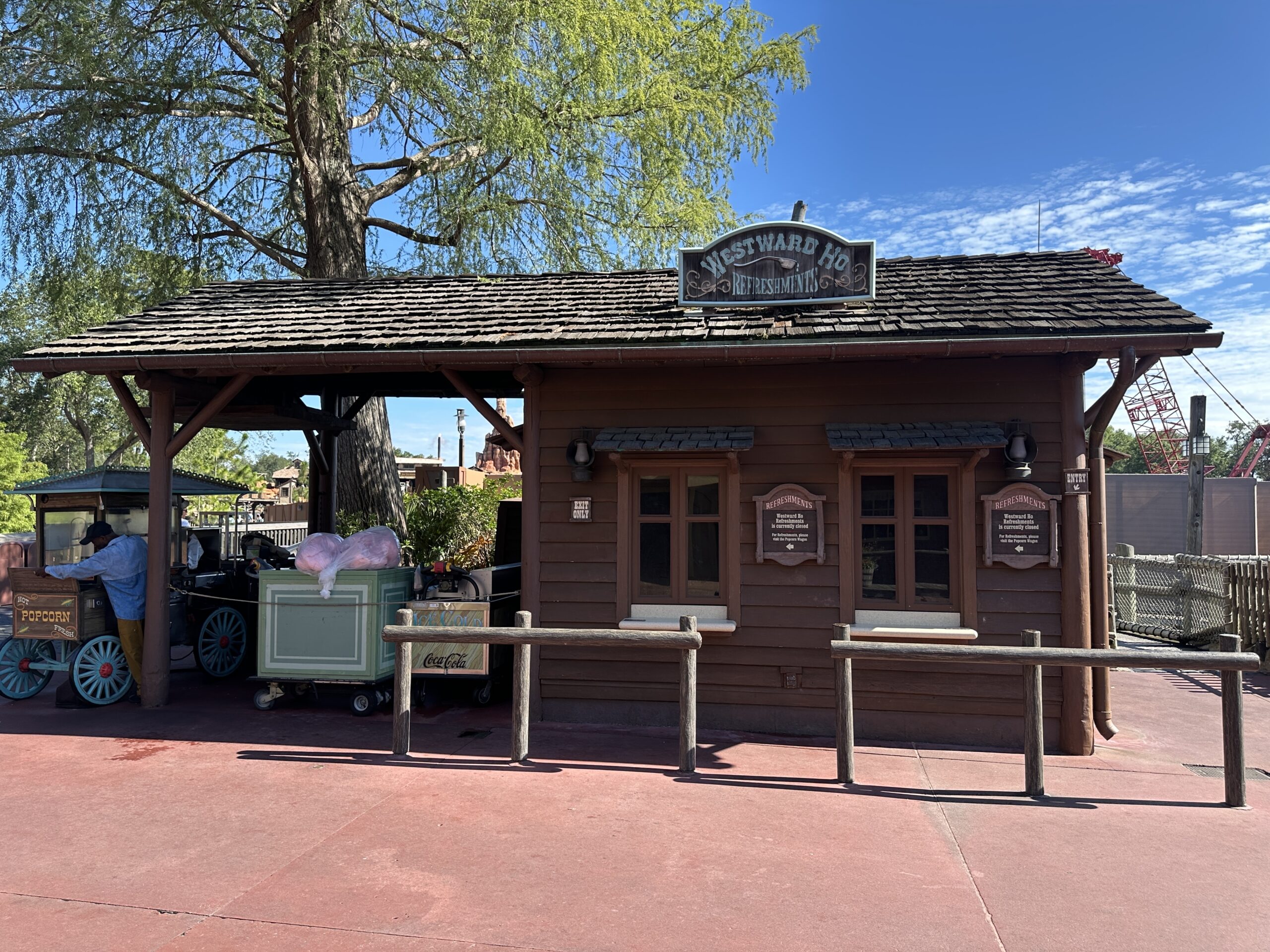 Westward Ho Closed at Magic Kingdom, No Construction Walls Yet - WDW ...